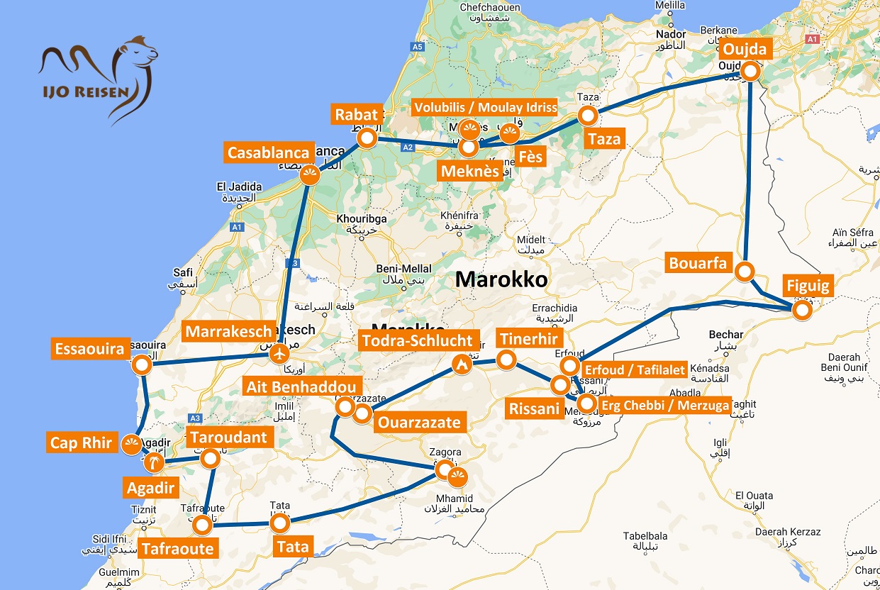 Große Marokko Rundreise ab 1199 EUR|17 Tage Marokko Gruppenreise zum ...