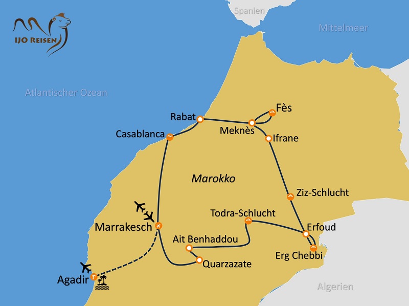 Höhepunkte Marokkos – 15 Tage Marokko Rundreise und Baden|2 Wochen ...