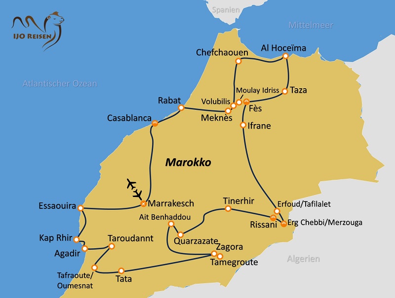 Meknes - Grosse Marokkoreise|17 Tage Königsstädte, Küsten und Gebirge ...