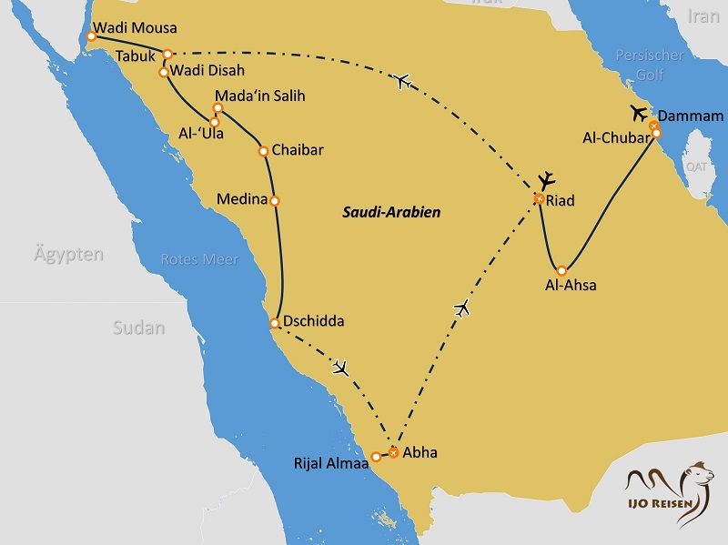 Saudi Arabien intensiv erleben | Grosse 15 tägige Rundreise in kleiner ...
